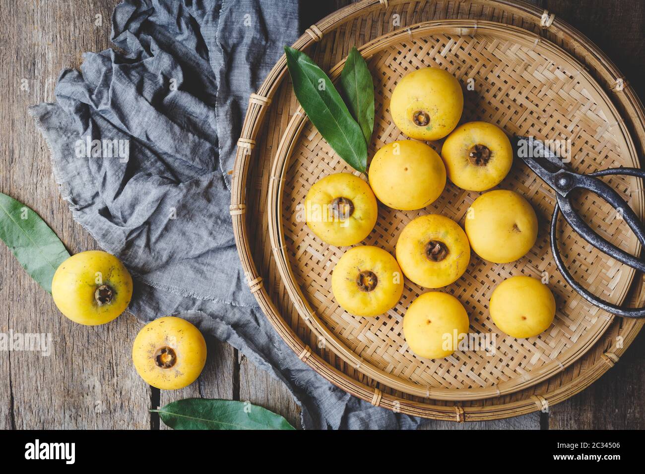 Gold apple fruit-Diospyros decandra fruit Stock Photo - Alamy