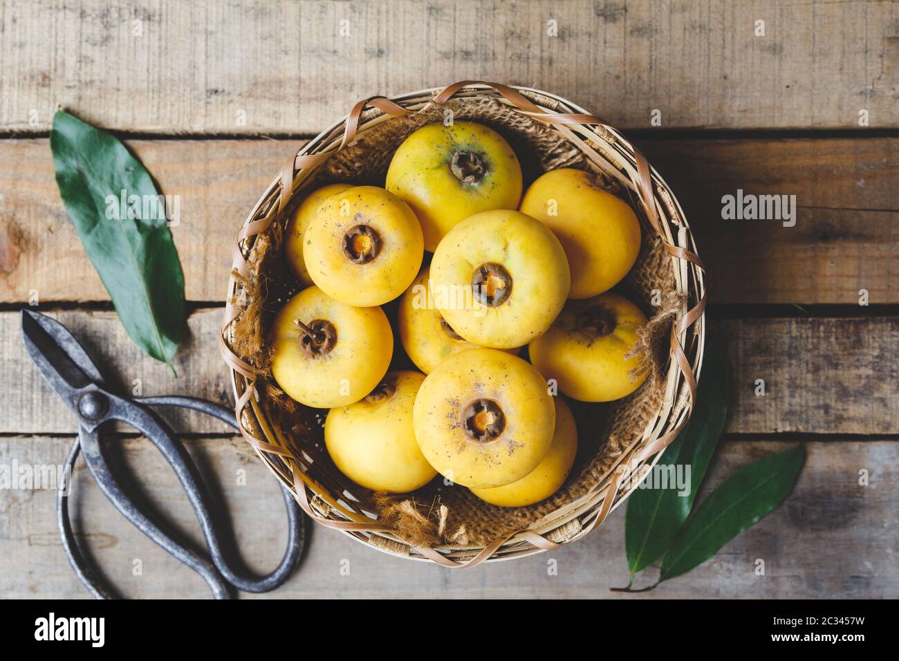Gold apple fruit-Diospyros decandra fruit Stock Photo - Alamy