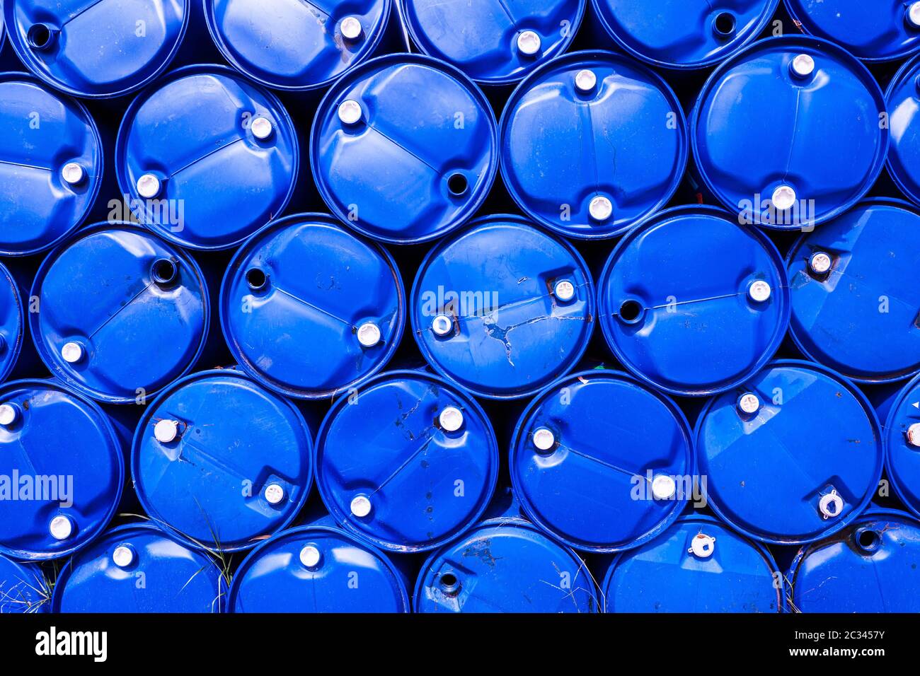 Stack of gallon water bottles Stock Photo - Alamy