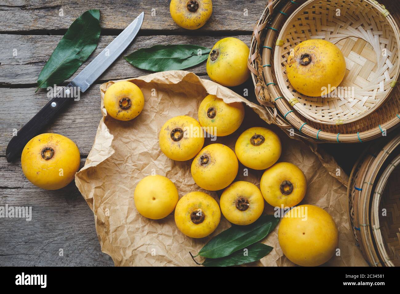 Diospyros decandra lour fruit hi-res stock photography and images - Alamy