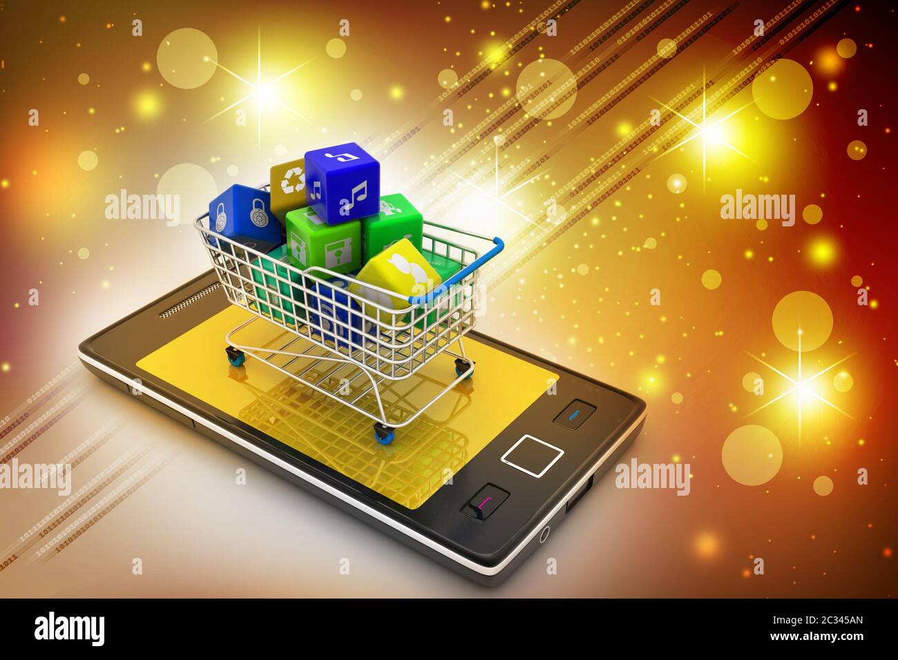 Internet and Online Shopping Concept Stock Photo - Alamy