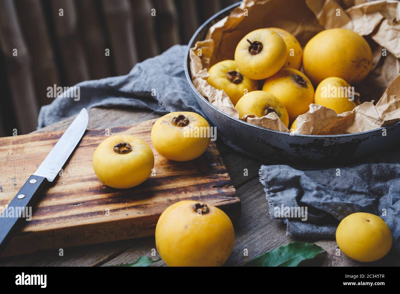 Gold apple fruit-Diospyros decandra fruit Stock Photo - Alamy