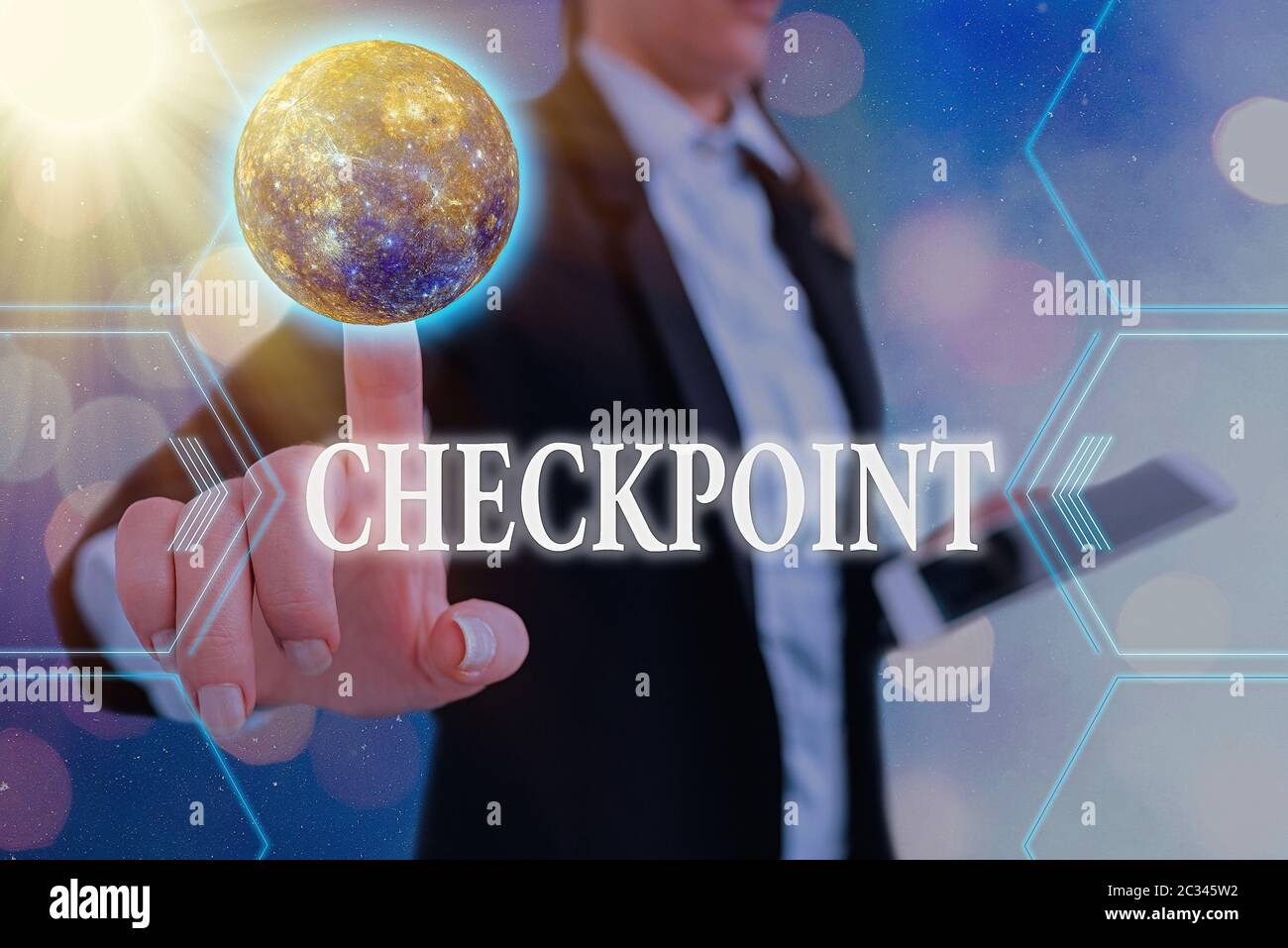 Handwriting text Checkpoint. Conceptual photo manned entrance, where ...