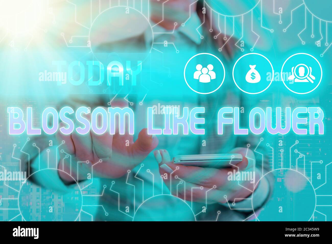 Handwriting text writing Blossom Like Flower. Conceptual photo an ...