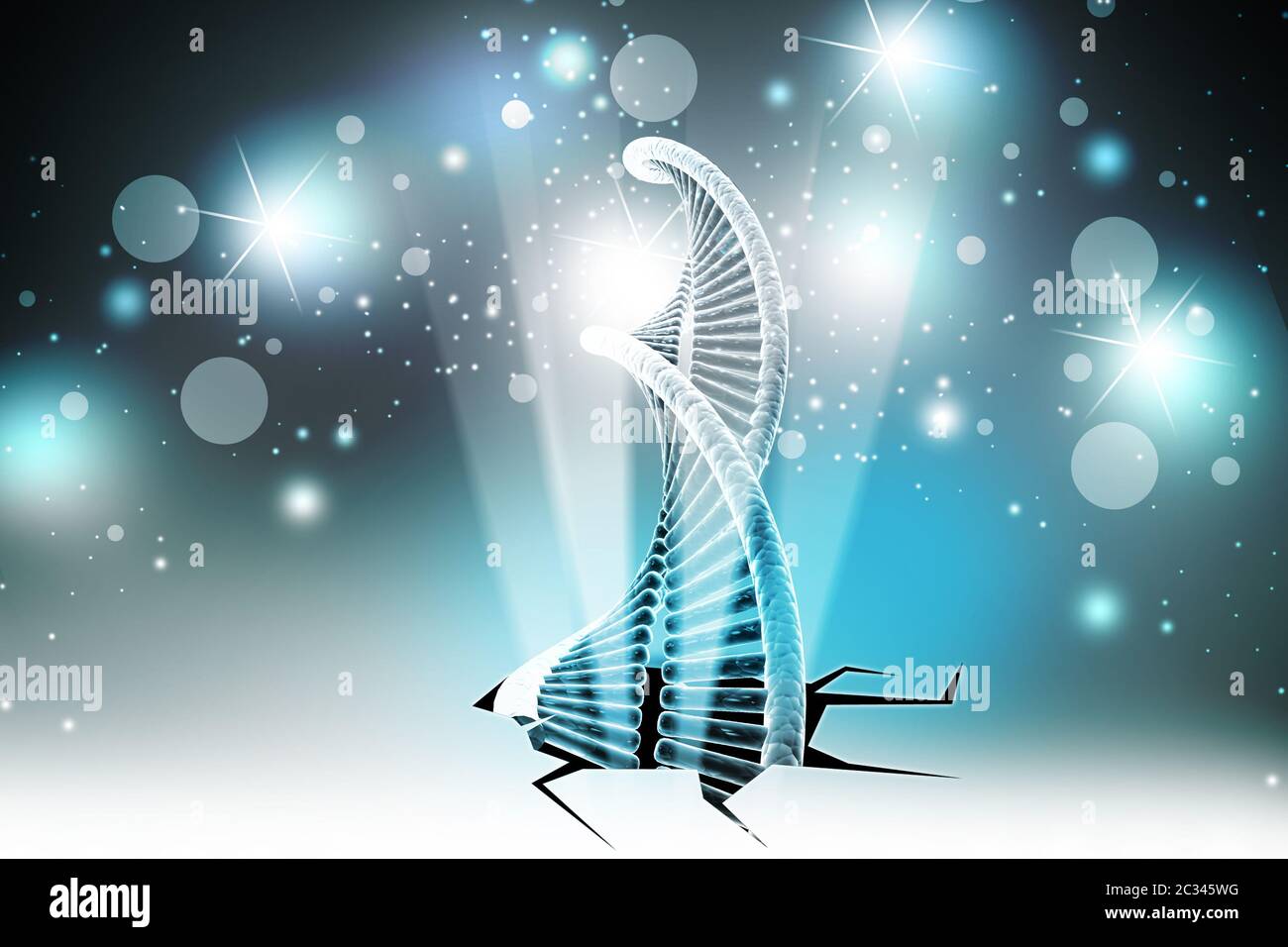 Broken dna chain hi-res stock photography and images - Alamy