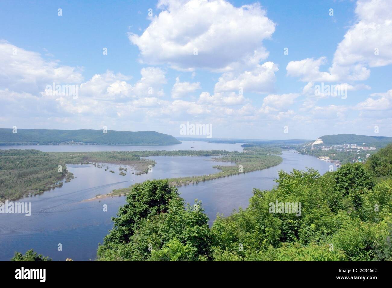 Aerial view samara city hi-res stock photography and images - Alamy