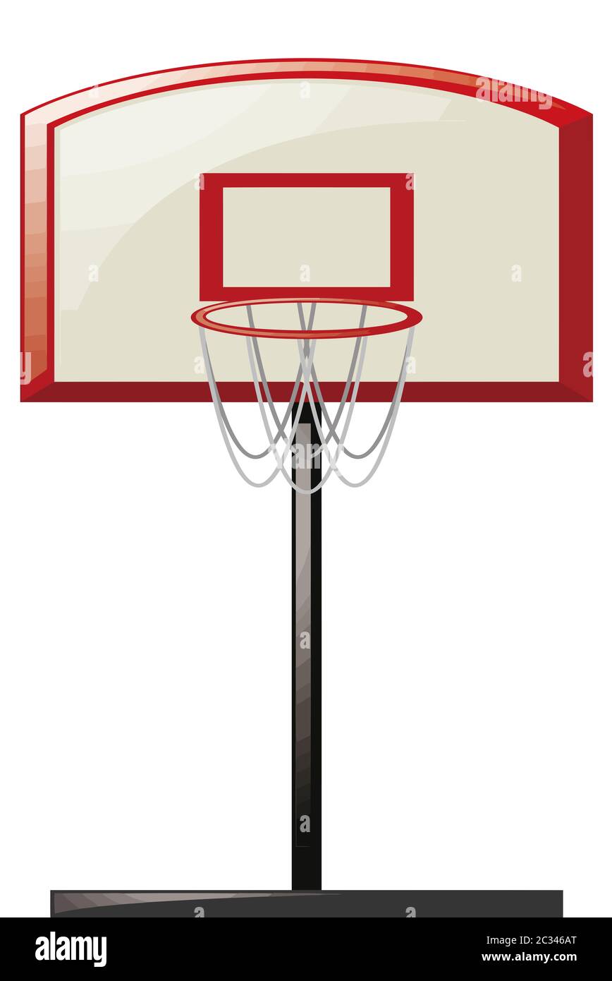 basketball backboard sport game play illustration Stock Photo - Alamy