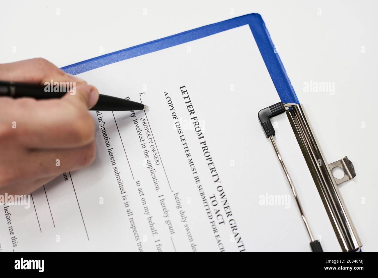 Occupancy letter hi-res stock photography and images - Alamy