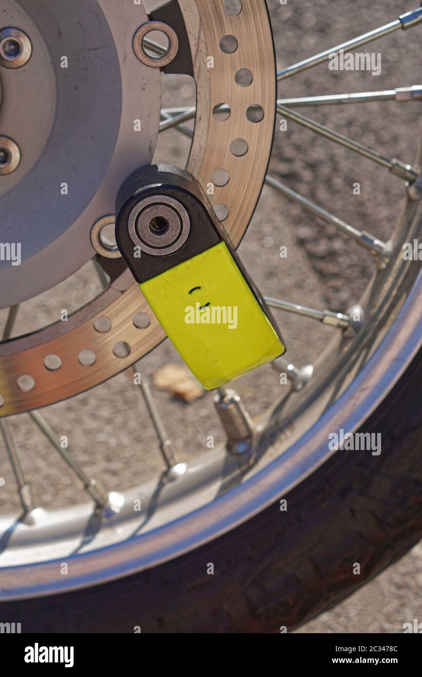 Brake disc lock hi-res stock photography and images - Alamy