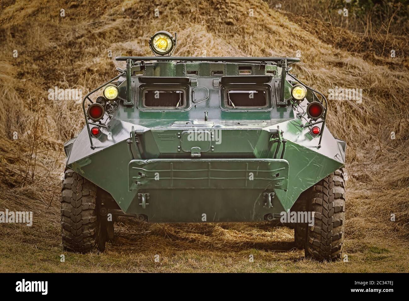 Soviet Eight-wheeled Armoured Personnel Carrier (BTR Stock Photo - Alamy