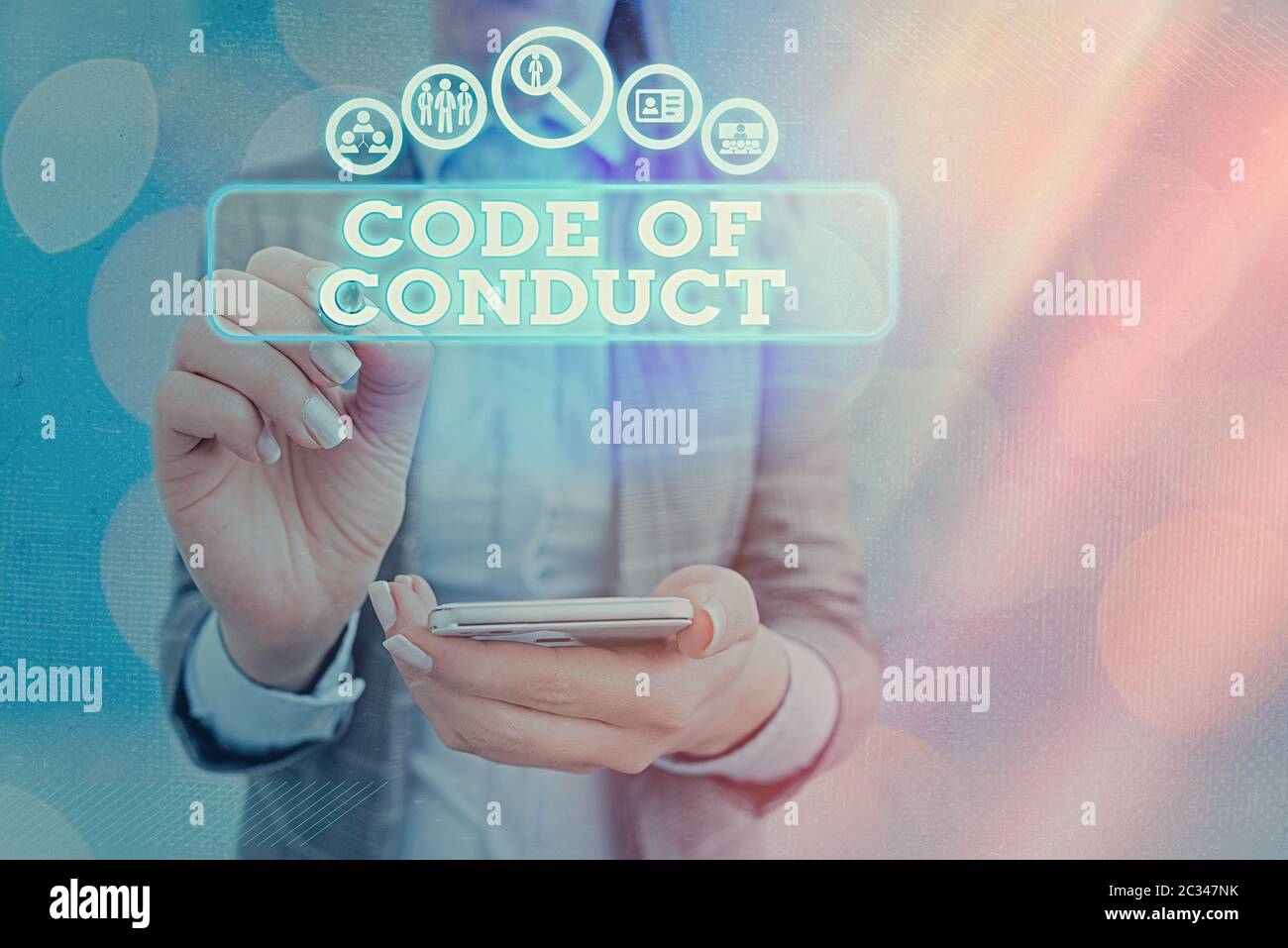 Handwriting text writing Code Of Conduct. Conceptual photo set of ...