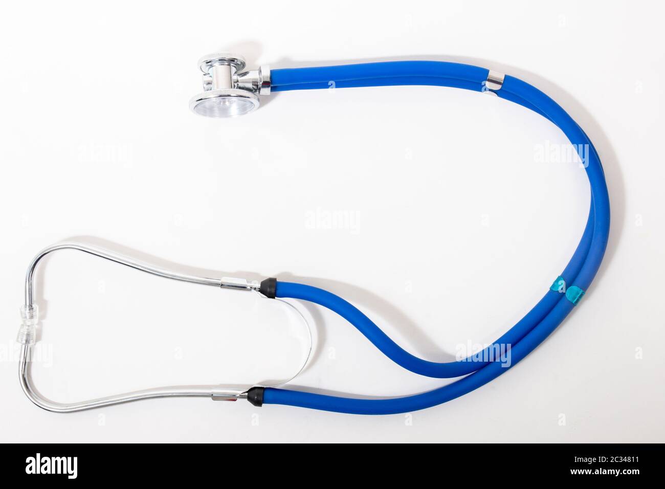 doctors equipment stethoscope isolated on a white background Stock ...