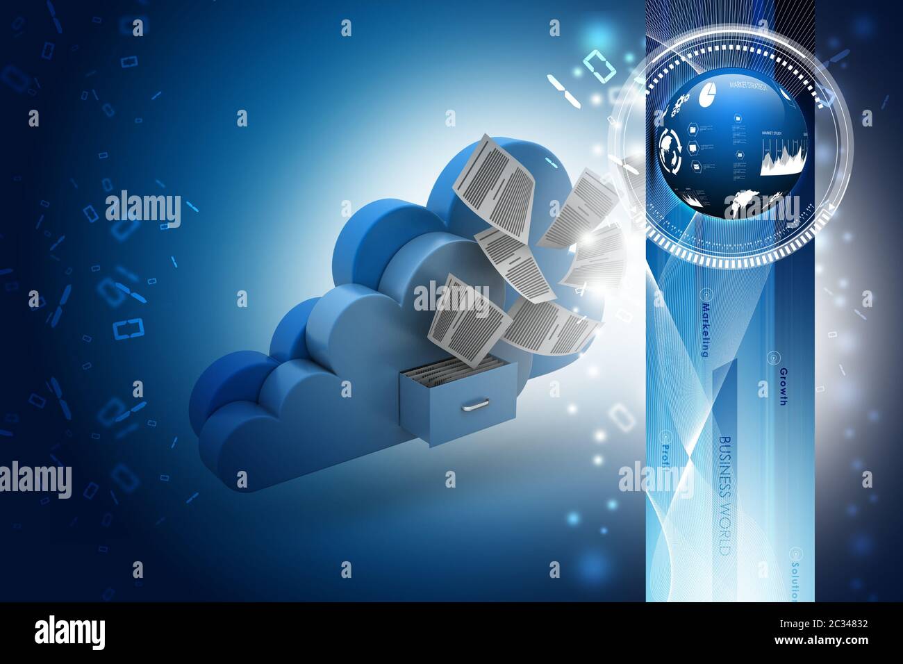 Cloud storage concept Stock Photo - Alamy
