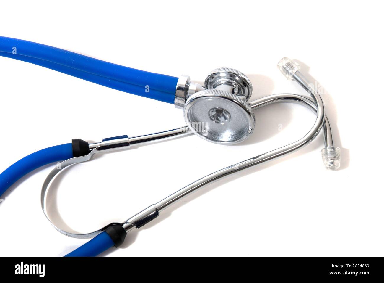 doctors equipment stethoscope isolated on a white background Stock ...