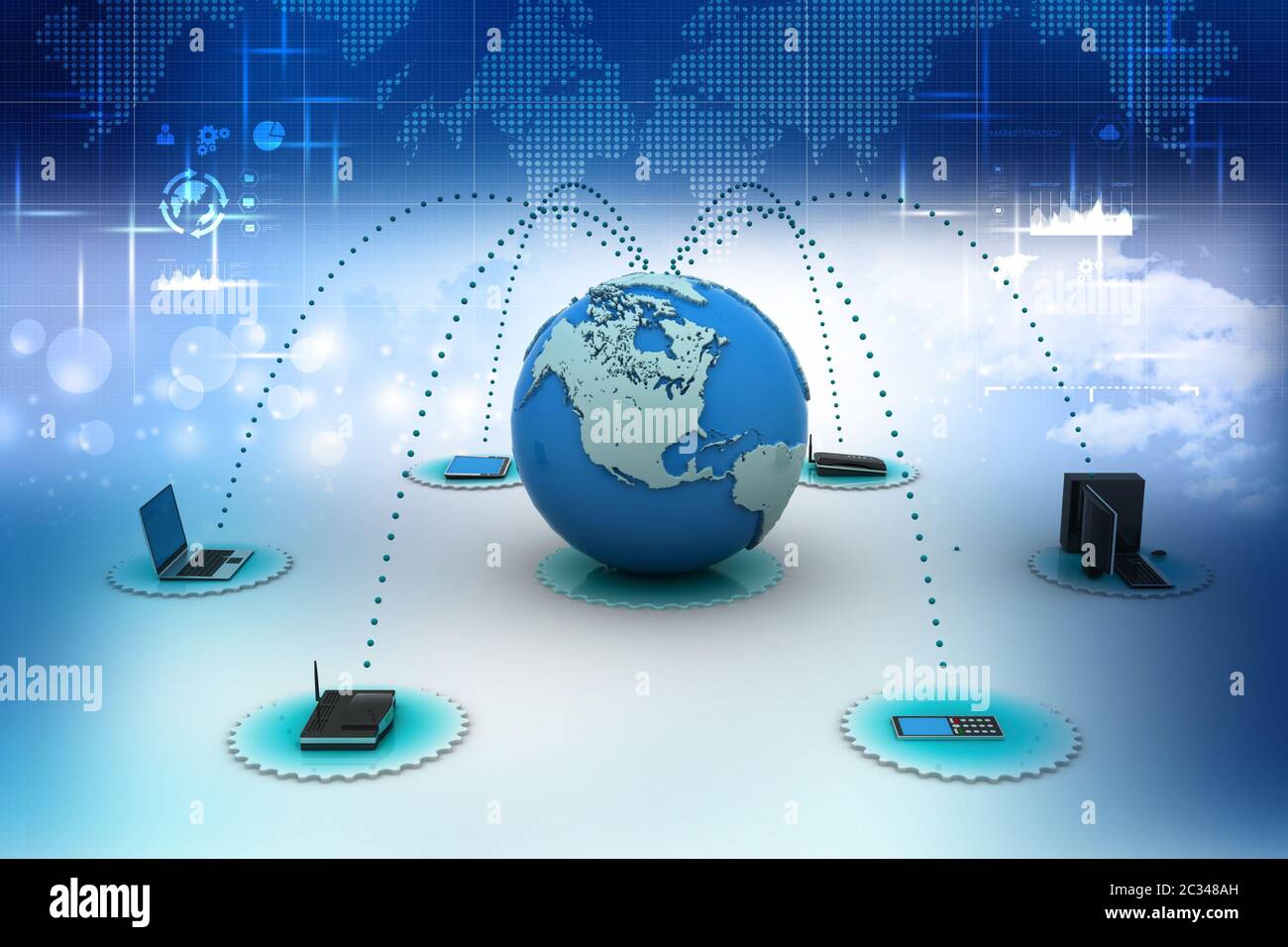 Computer networking hi-res stock photography and images - Alamy