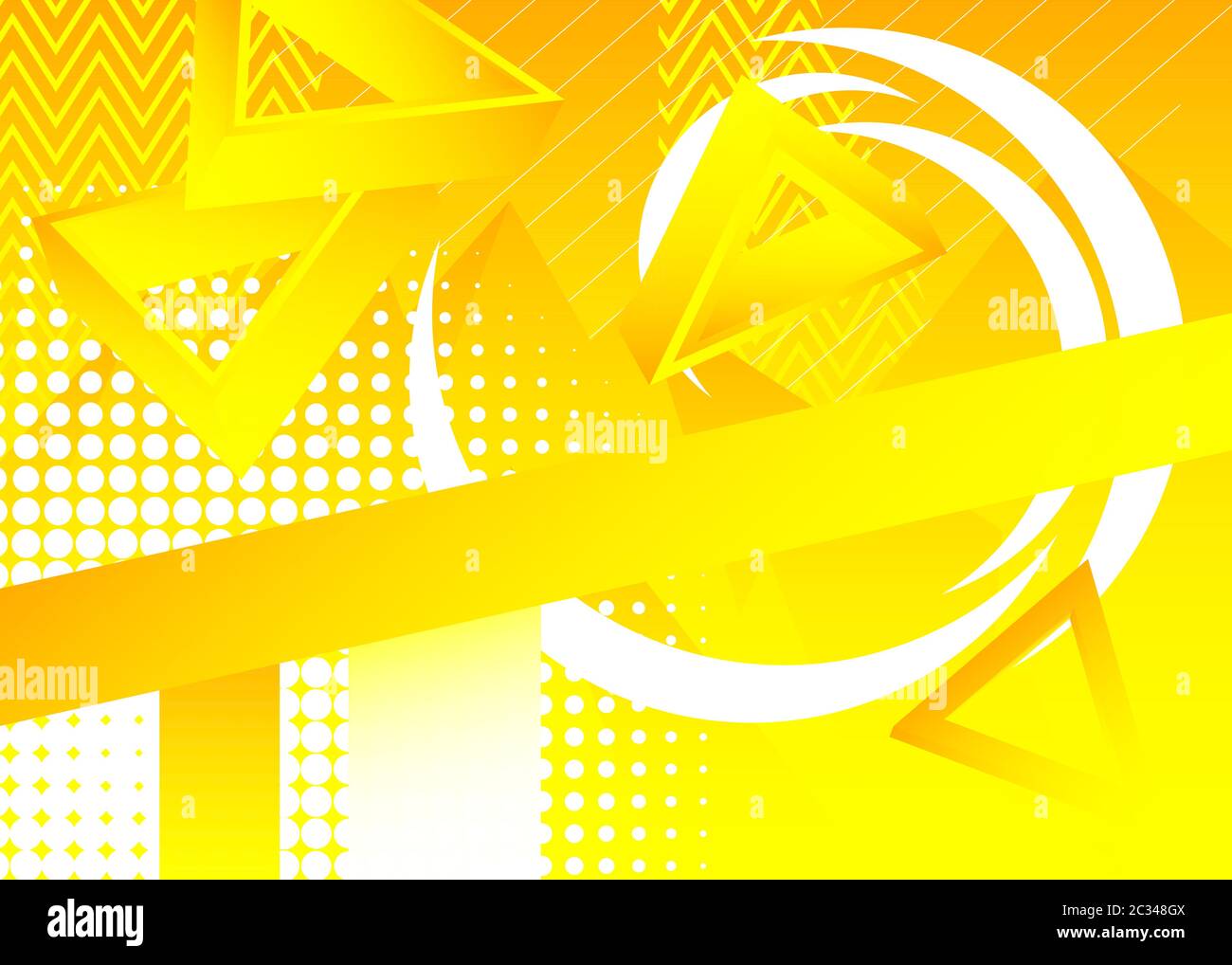 Abstract yellow background modern futuristic geometric graphic with ...