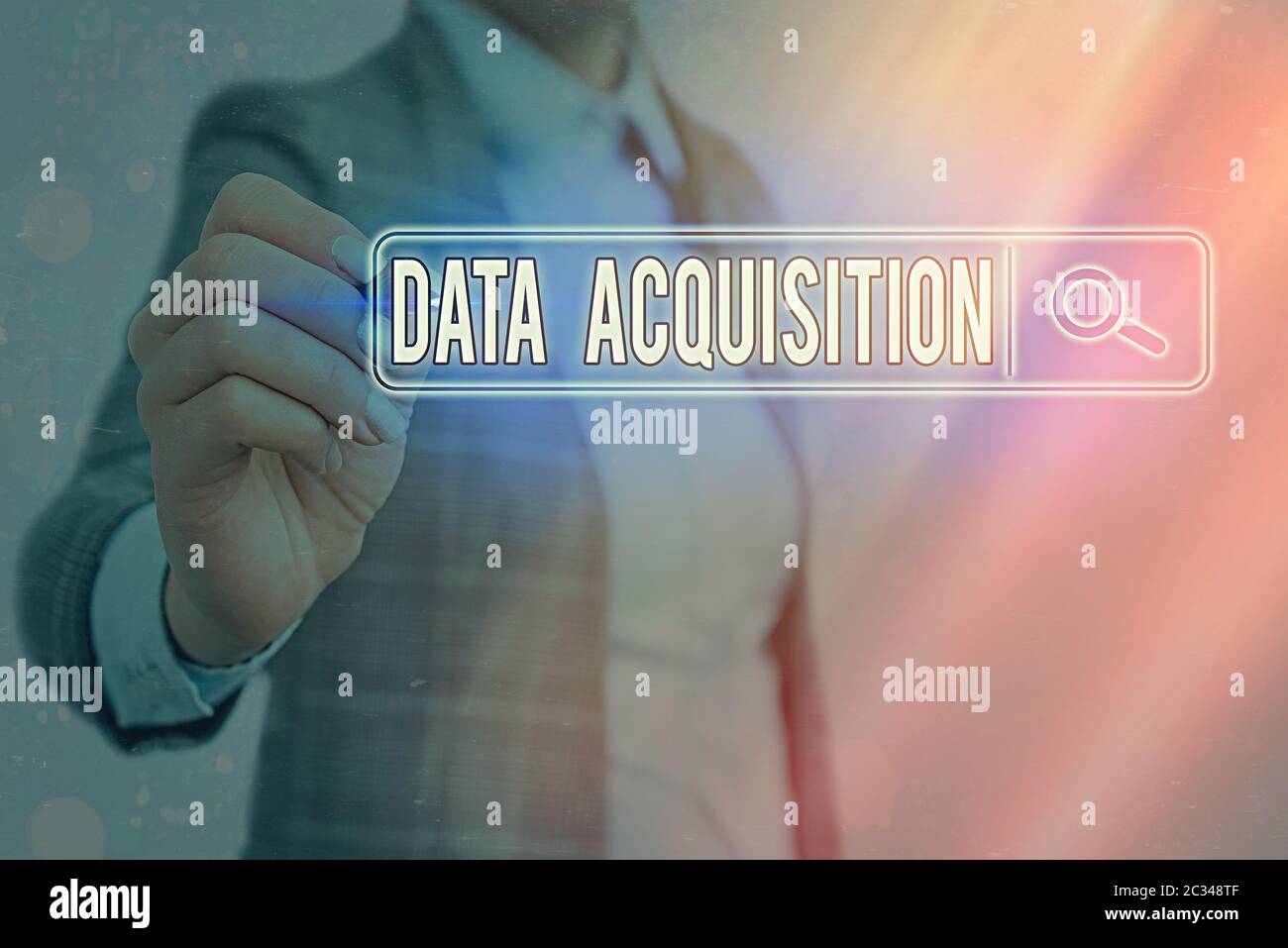 Writing note showing Data Acquisition. Business concept for way to ...