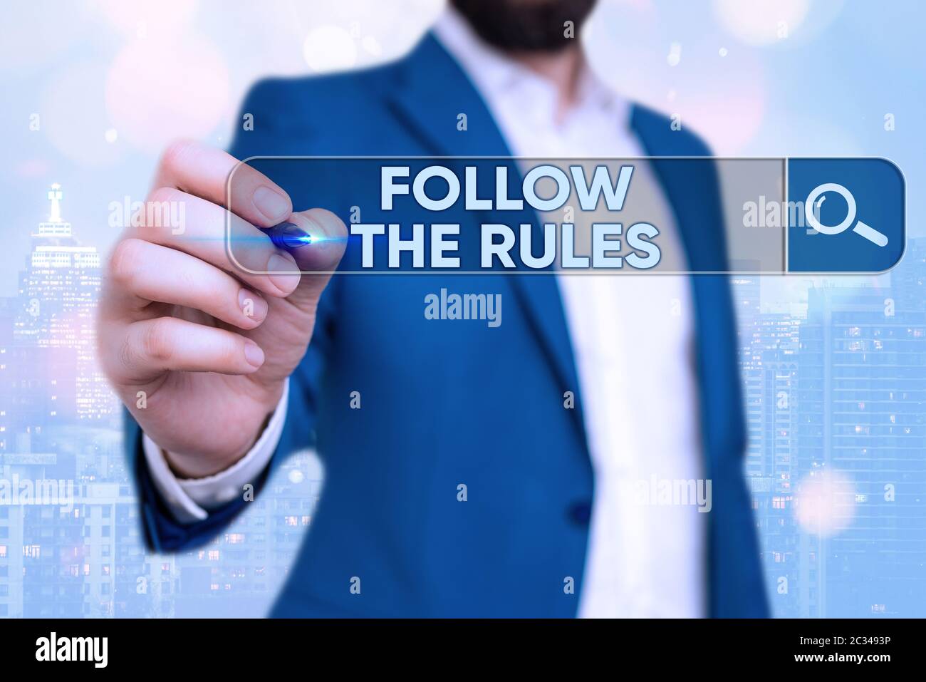 Word writing text Follow The Rules. Business photo showcasing learn to ...