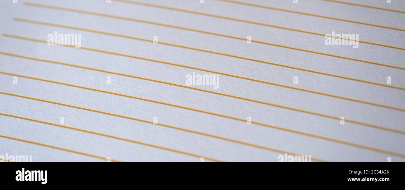 wide blank white ruled paper texture useful as a background Stock Photo ...