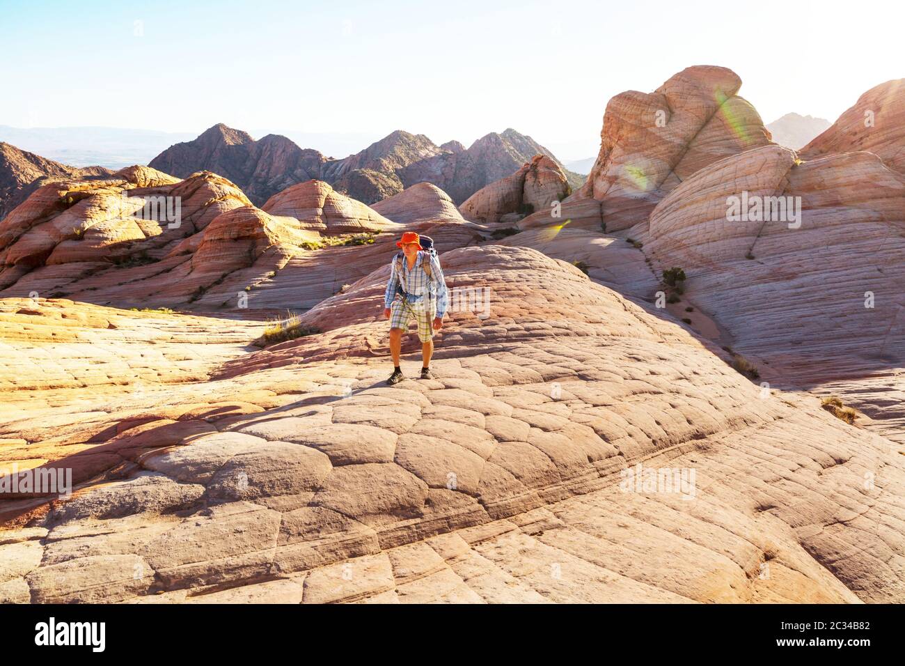 Hike in Utah Stock Photo - Alamy