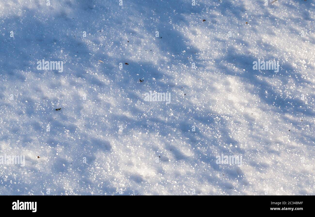 Snow drifts in winter - snow photographed in the winter season, which ...