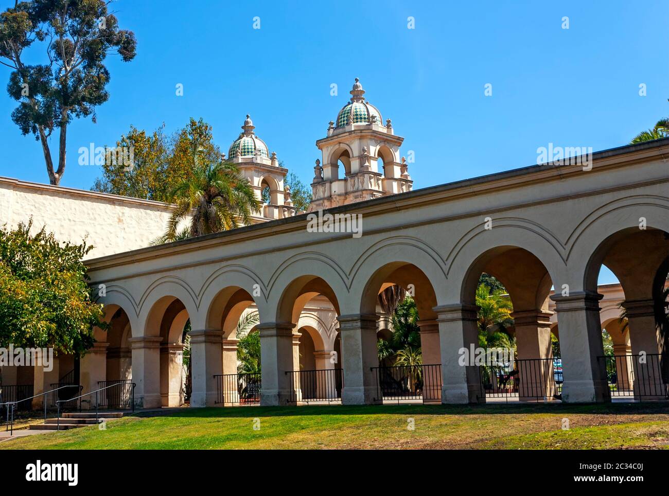 Architecture of Balboa Park in San Diego, California,United States of ...