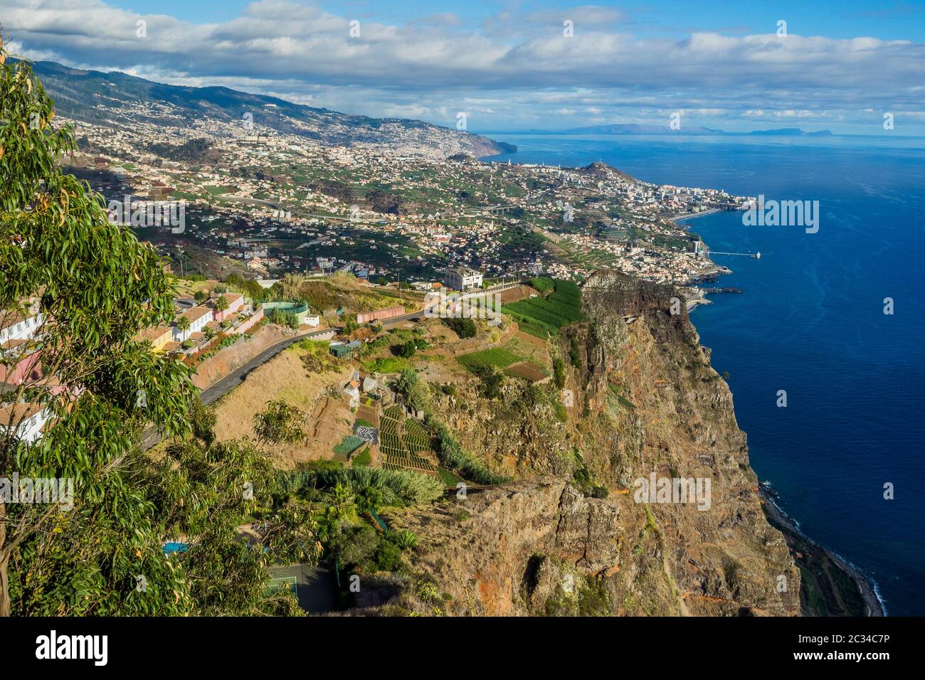 Portugal, Canary Islands on Madeira, Funchal - Cabo GirÃ£o Stock Photo ...