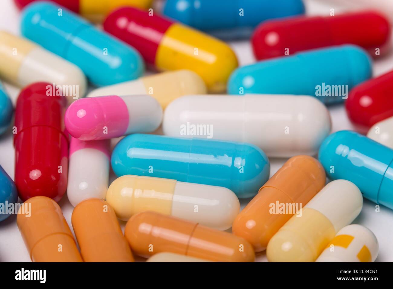 different Tablets pills capsule heap mix therapy drugs Stock Photo - Alamy