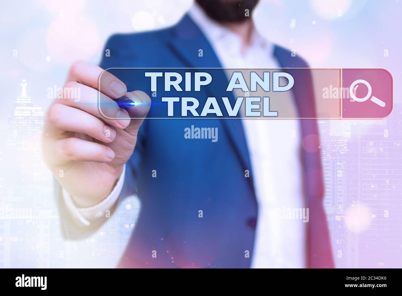 Word writing text Trip And Travel. Business photo showcasing famous ...