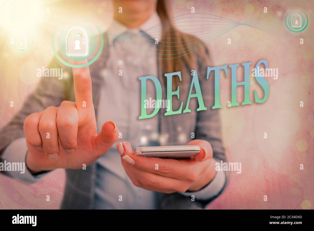 Conceptual hand writing showing Deaths. Concept meaning permanent ...