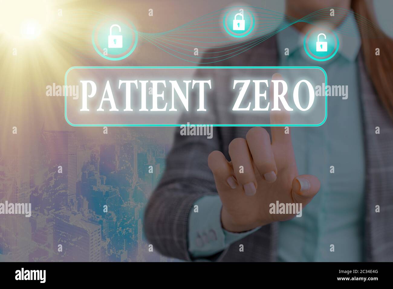 Writing note showing Patient Zero. Business concept for primary disease ...