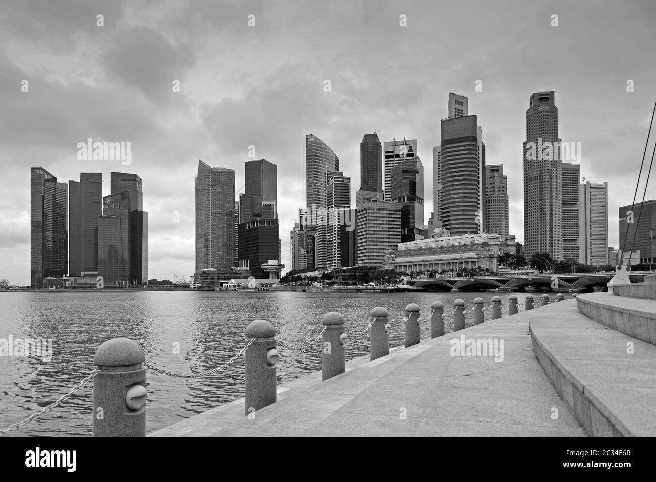 Cloudy day river in Black and White Stock Photos & Images - Alamy