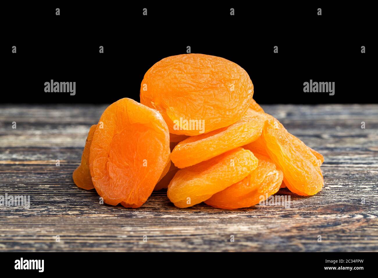 beautiful orange color small dry apricots traditional food in Eastern ...