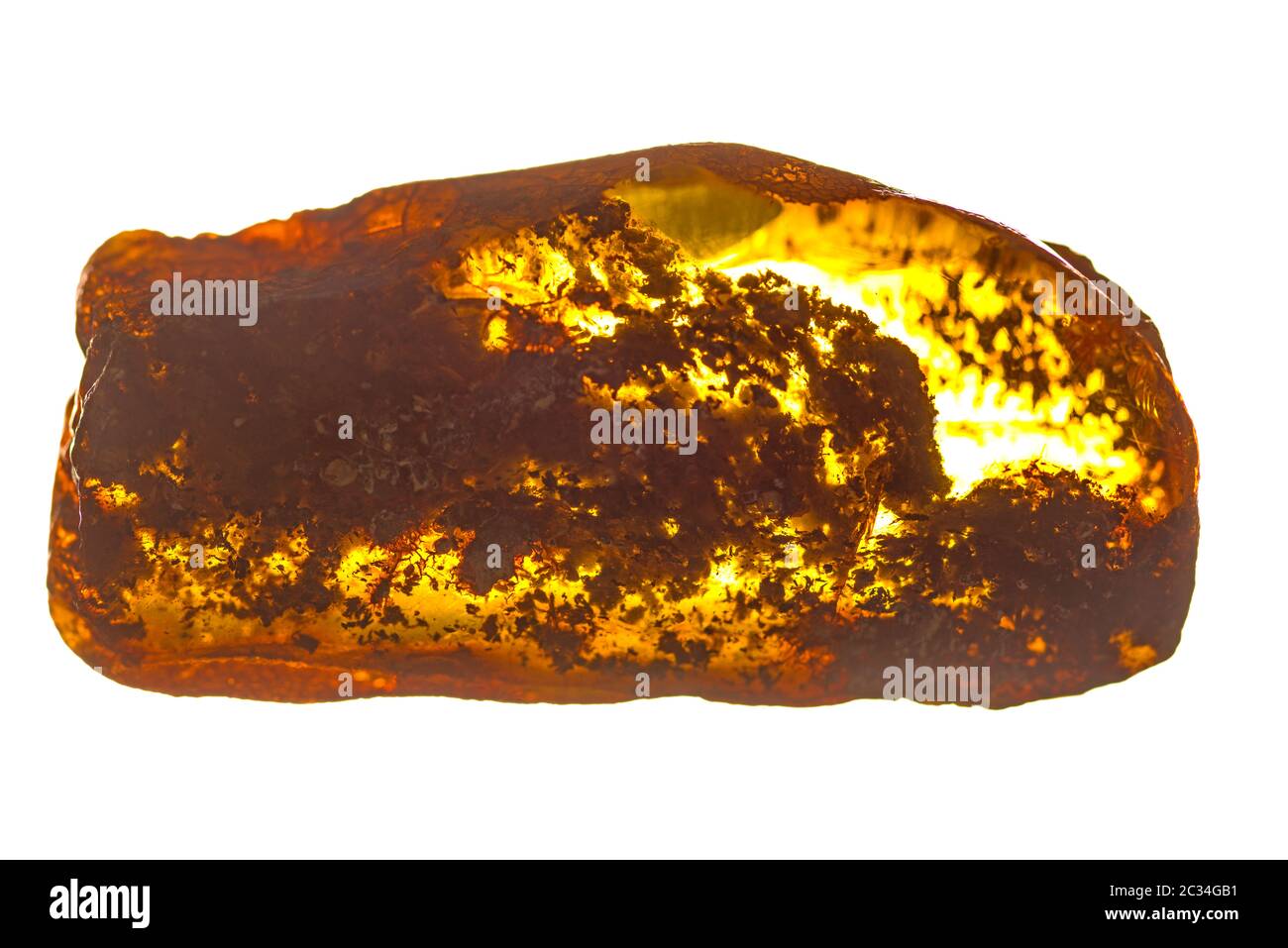 amber with fossil wood inclusions Stock Photo - Alamy