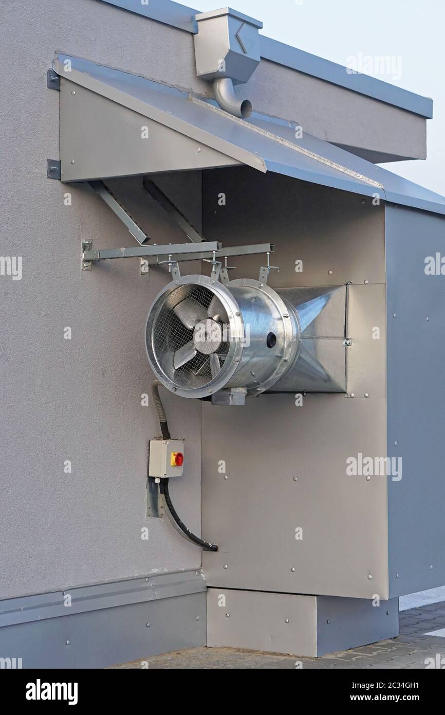 Ventilation duct fan air inlet Stock Photo - Alamy