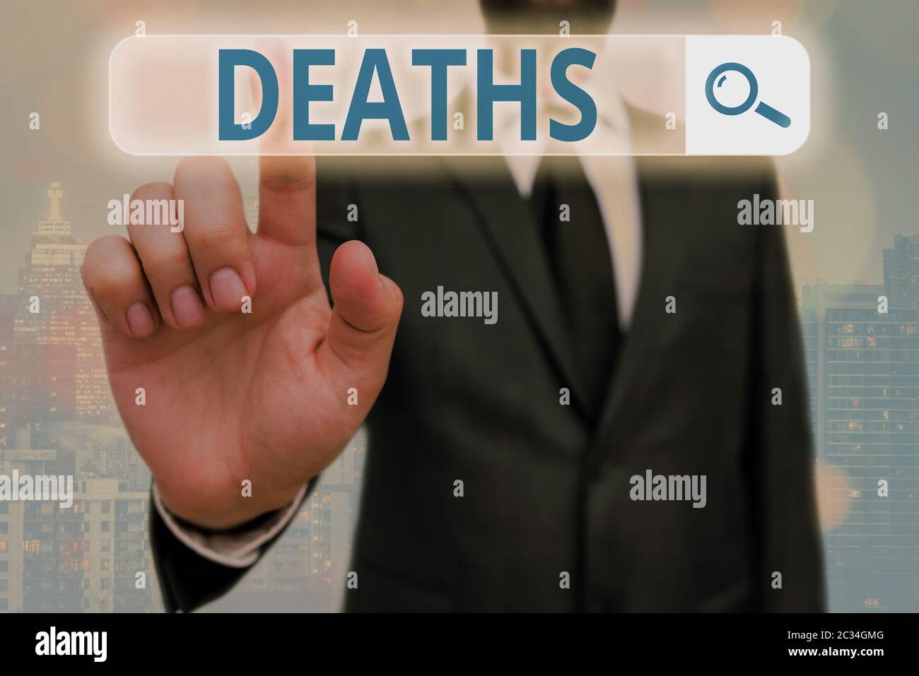 Conceptual hand writing showing Deaths. Concept meaning permanent ...