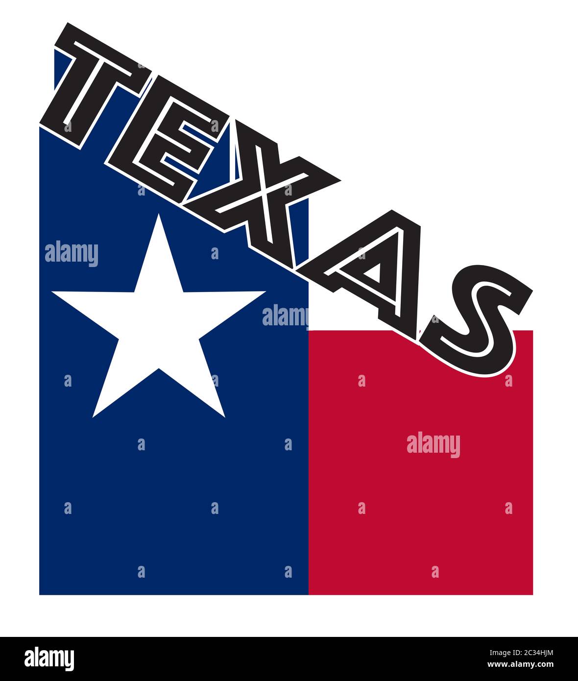 Texas flag vector hi-res stock photography and images - Alamy