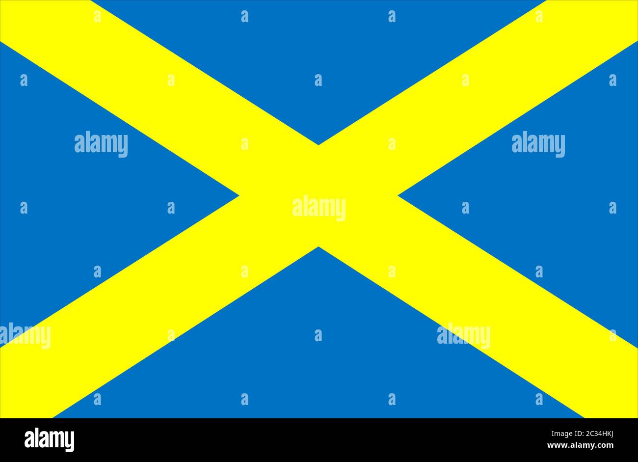 The flag of the English city of St Albans Stock Photo - Alamy