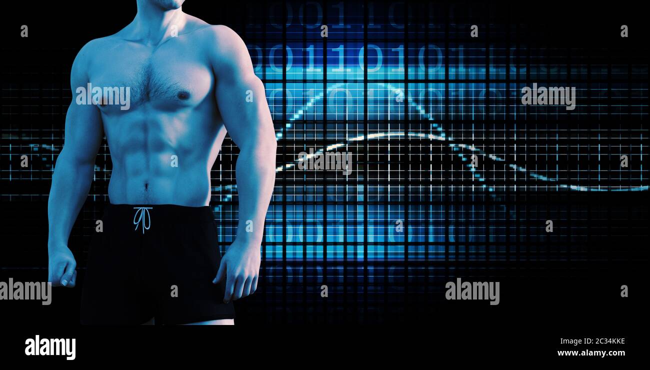 Physical Wellness and Building Muscles as a Health Concept Stock Photo ...