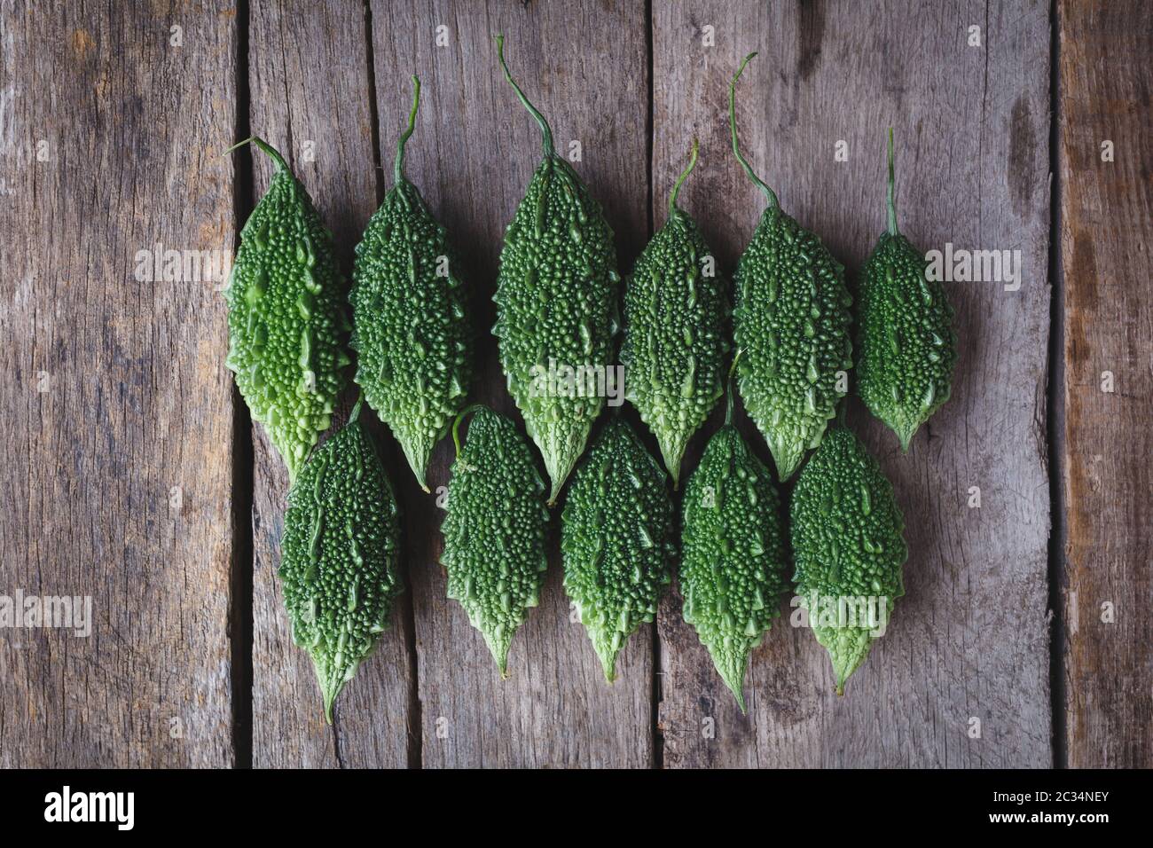 Fresh bitter melon Stock Photo - Alamy