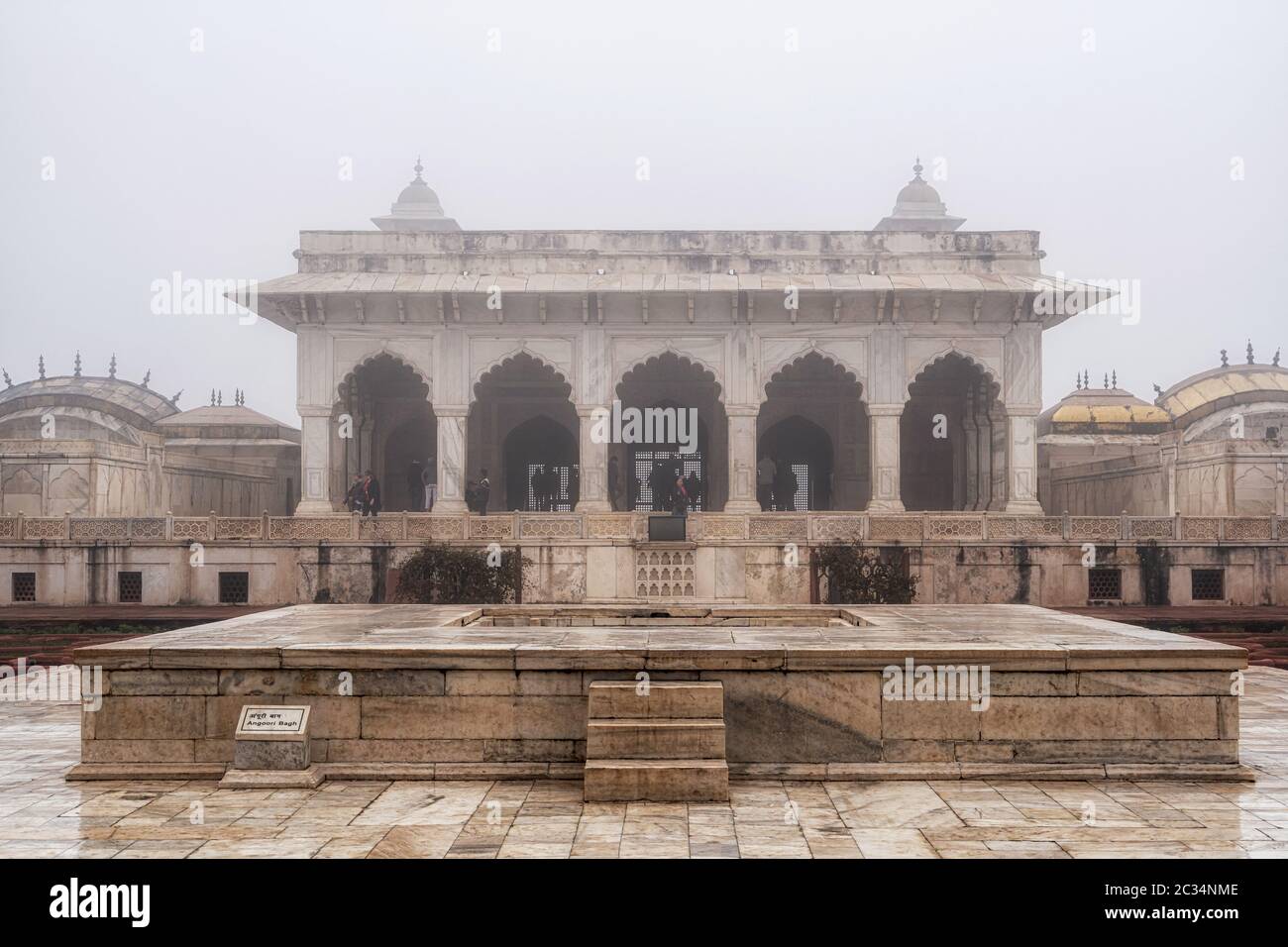 agra fort anguri bagh khas mahal Stock Photo - Alamy