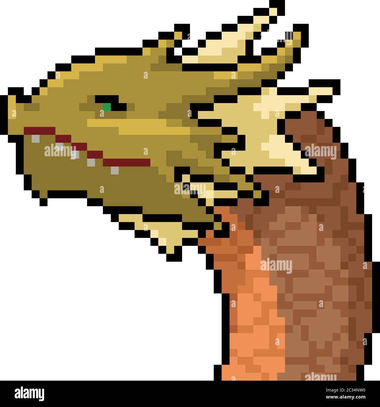 Snake head art Cut Out Stock Images & Pictures - Alamy