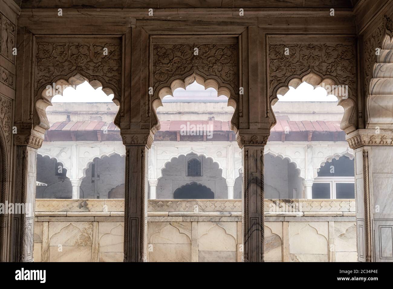 agra fort khas mahal Stock Photo - Alamy