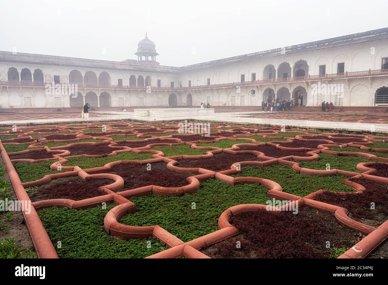 agra fort anguri bagh Stock Photo - Alamy
