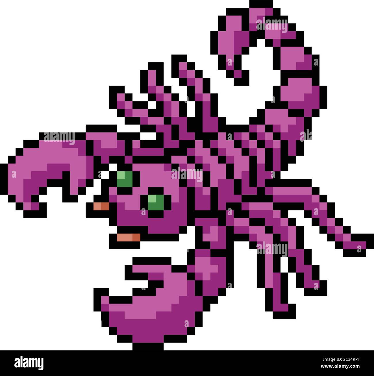 Cute scorpion Stock Vector Images - Alamy