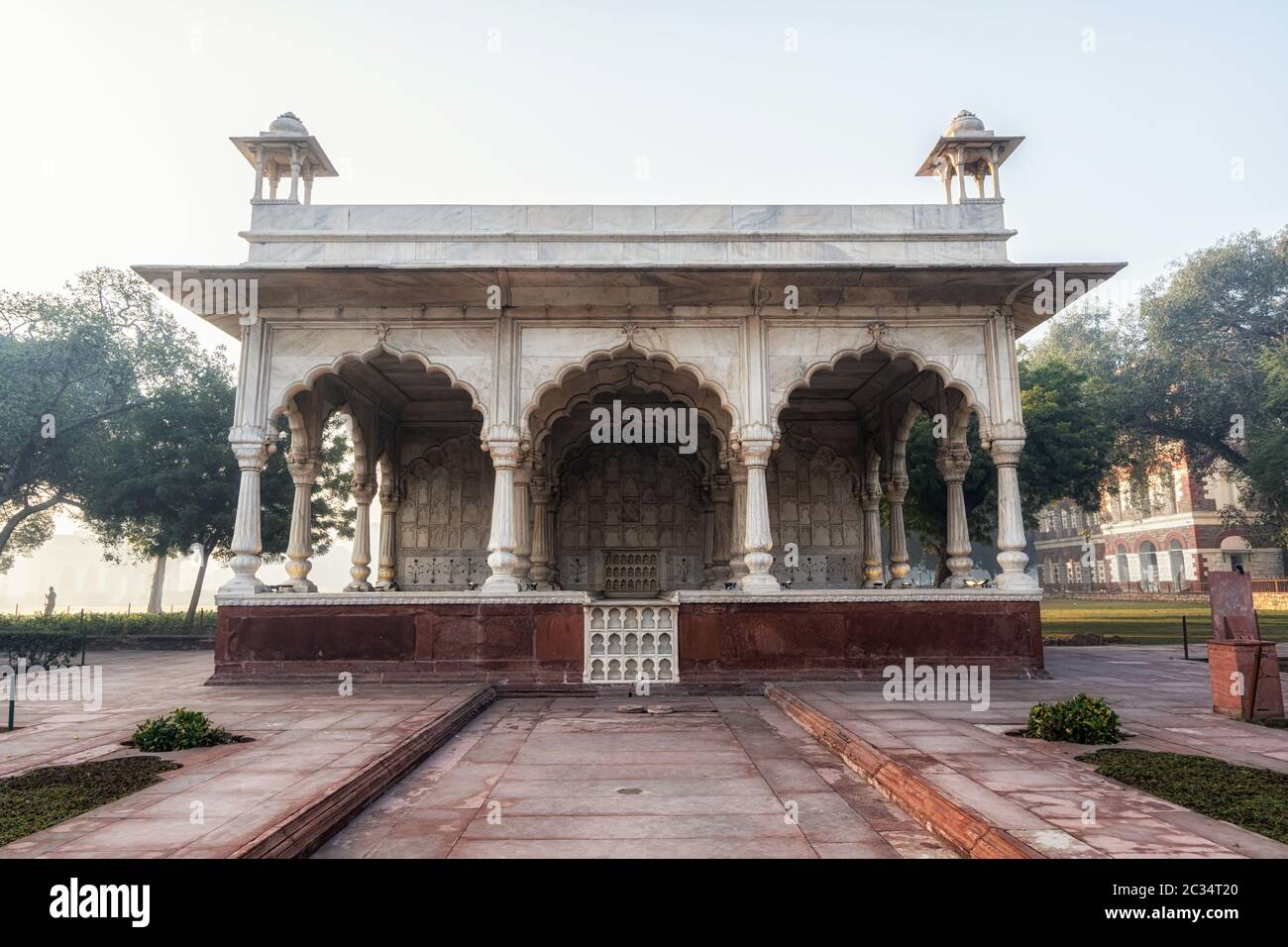 sawan pavilion in red fort Stock Photo - Alamy