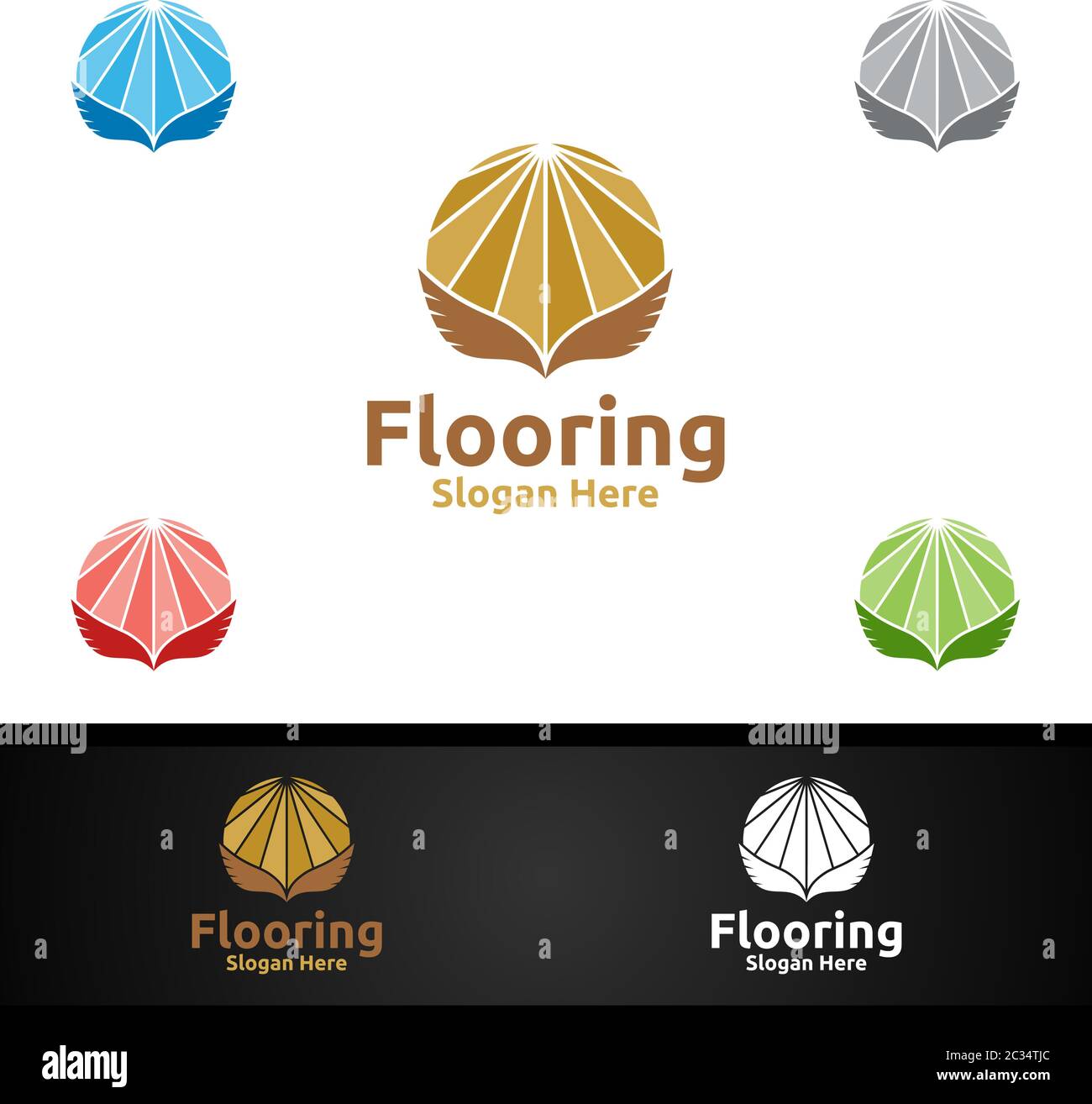 Flooring Logo for Parquet Wooden or vinyl hardwood granite tile vector ...
