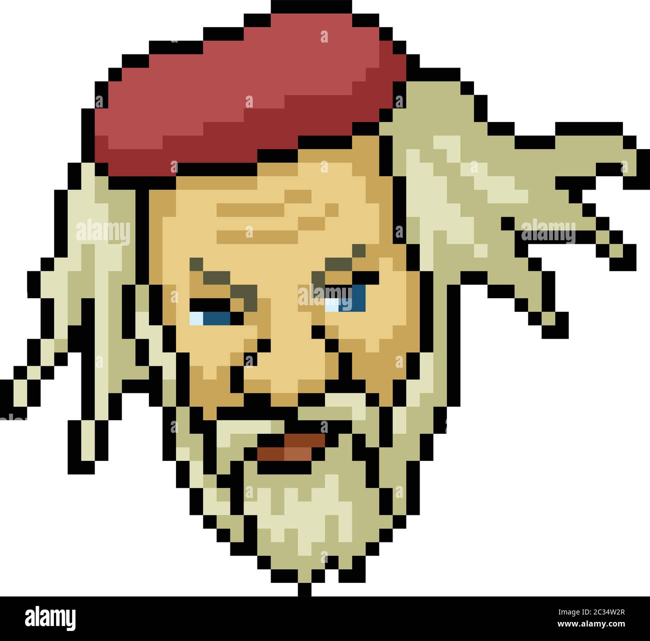 Old man face Stock Vector Images - Alamy