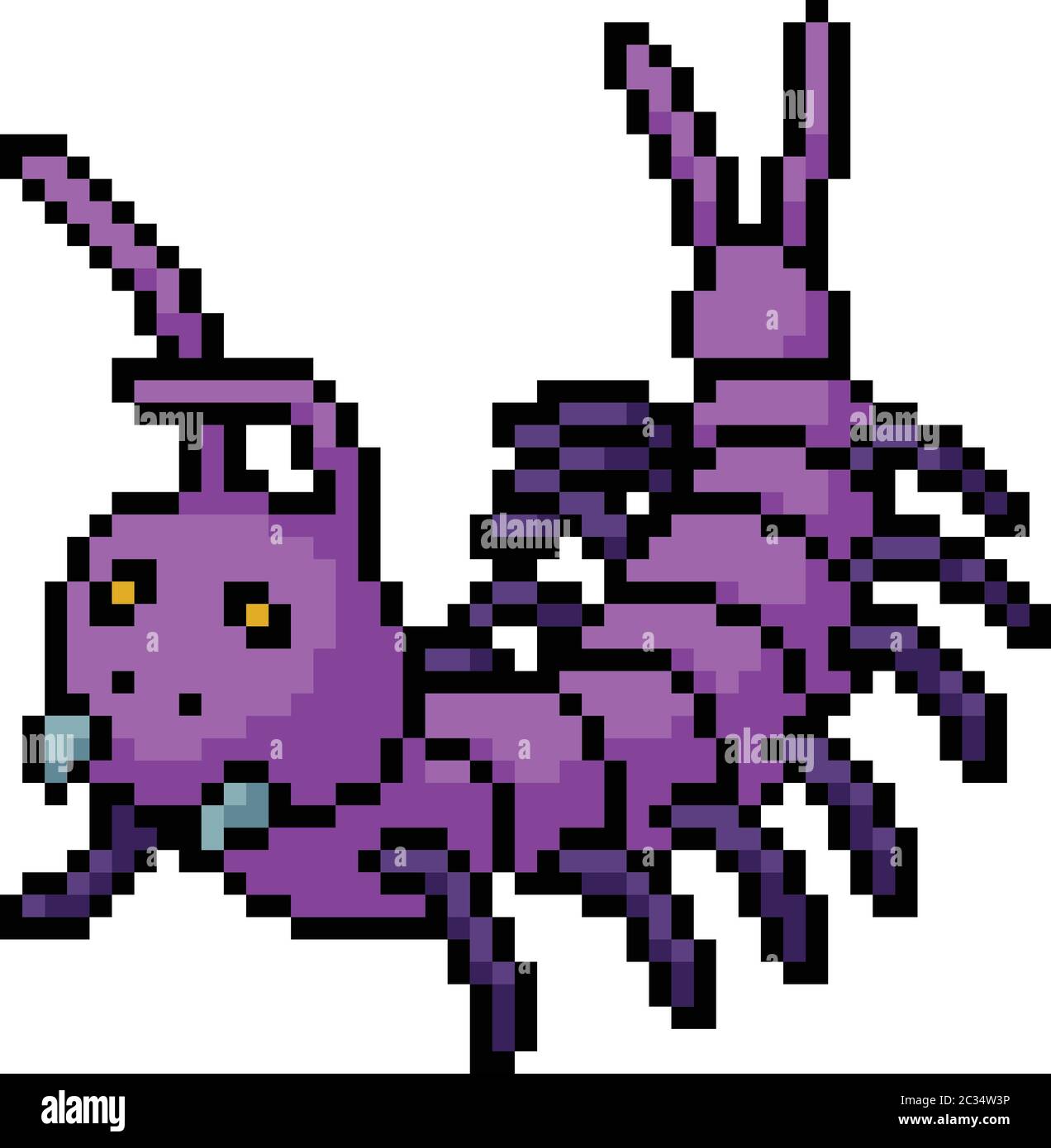 Cartoon cute monster centipede hi-res stock photography and images - Alamy