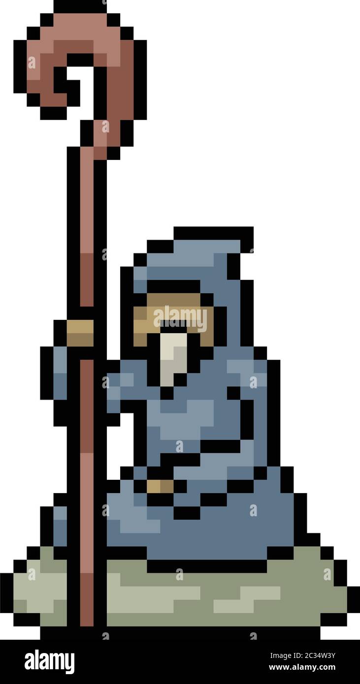 Old wizard Stock Vector Images - Alamy